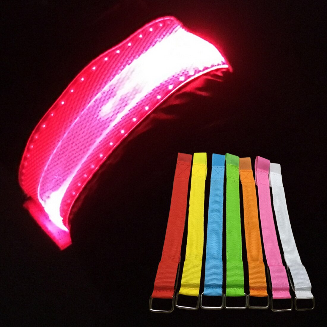 LED Belt Arm Safety Sports Reflective Belt Strap S... – Vicedeal