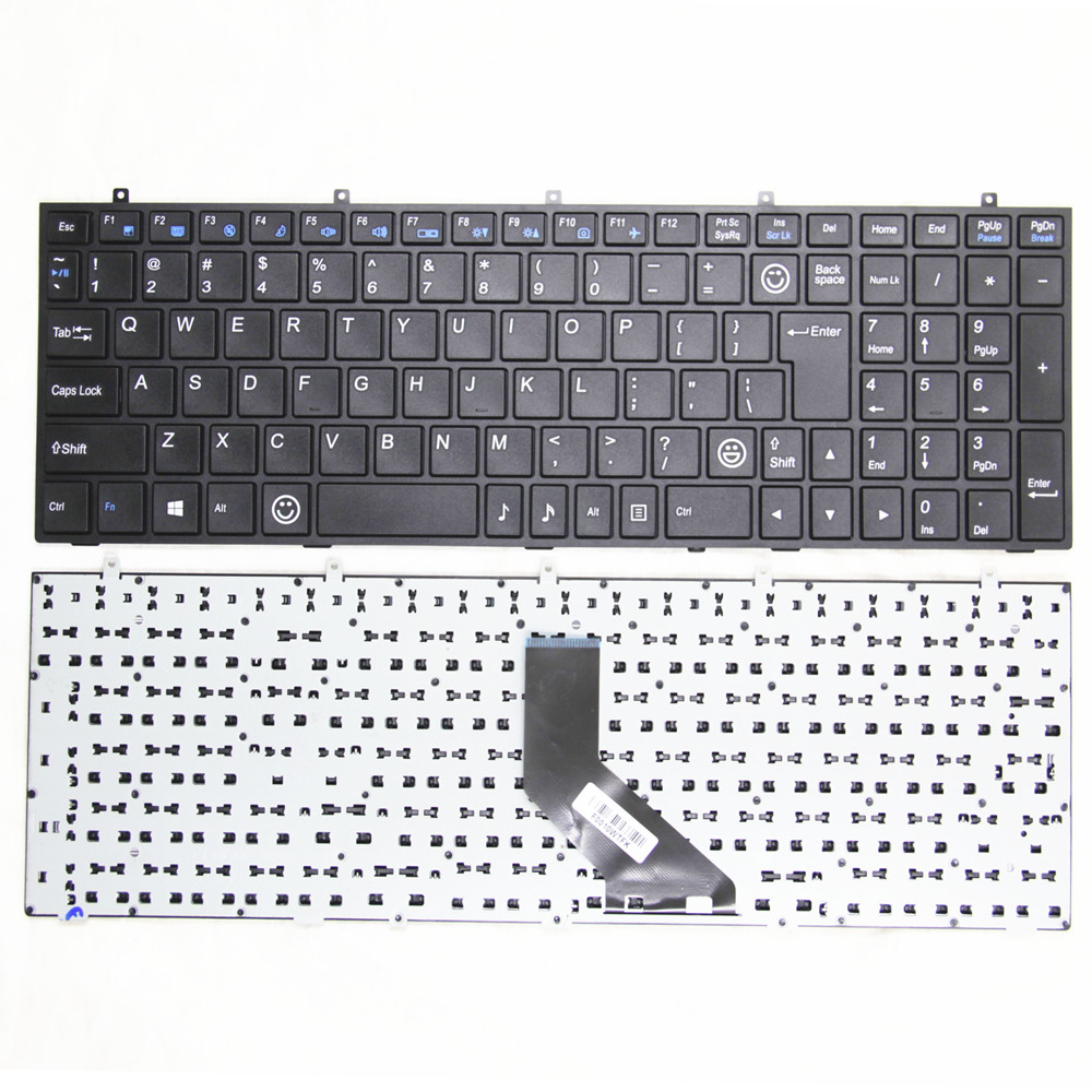US English Laptop Keyboard Original For Clevo W350... – Grandado