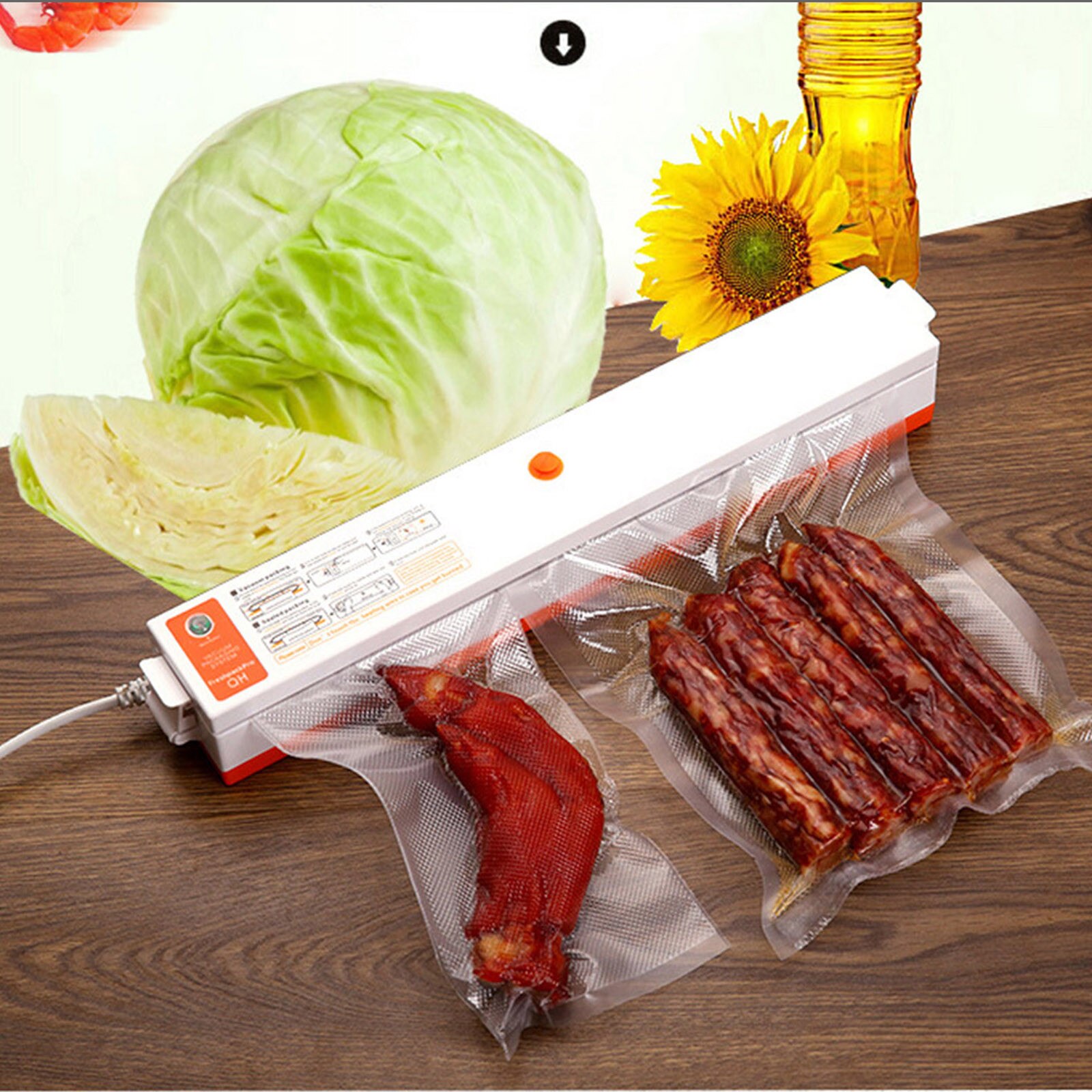 Us Plug Vacuum Packing Machine Sous Vide Vacuum Se... – Grandado
