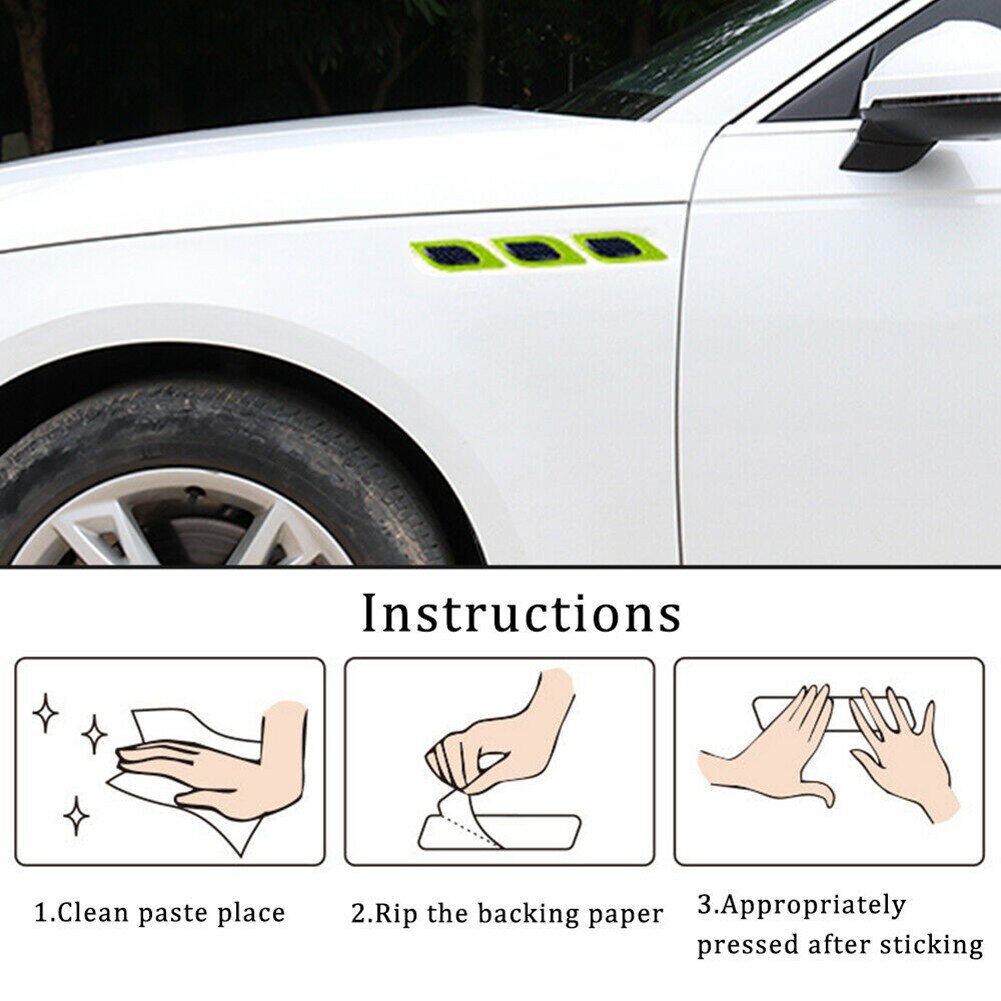 6 Stuks Set Waarschuwing Strip Anti-Collision Bump... – Vicedeal
