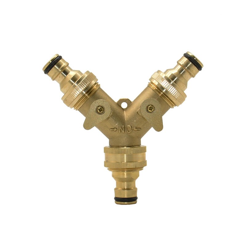 Brass 3/4" Female 2-way Garden tap water spli... – Grandado