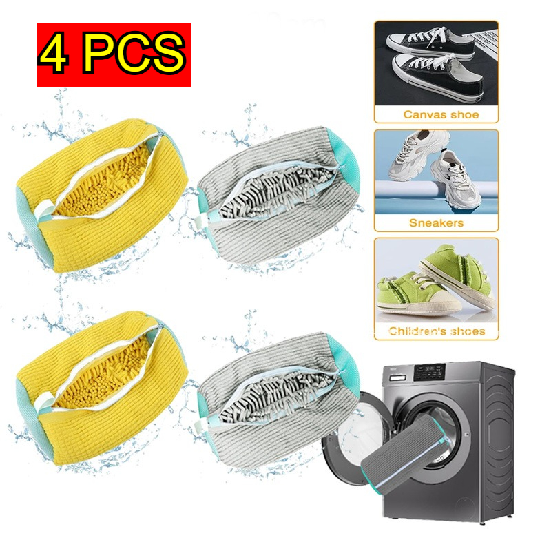 1-6pcs Shoe Washing bag Wash Shoe Bag Mesh Laundry... – Grandado