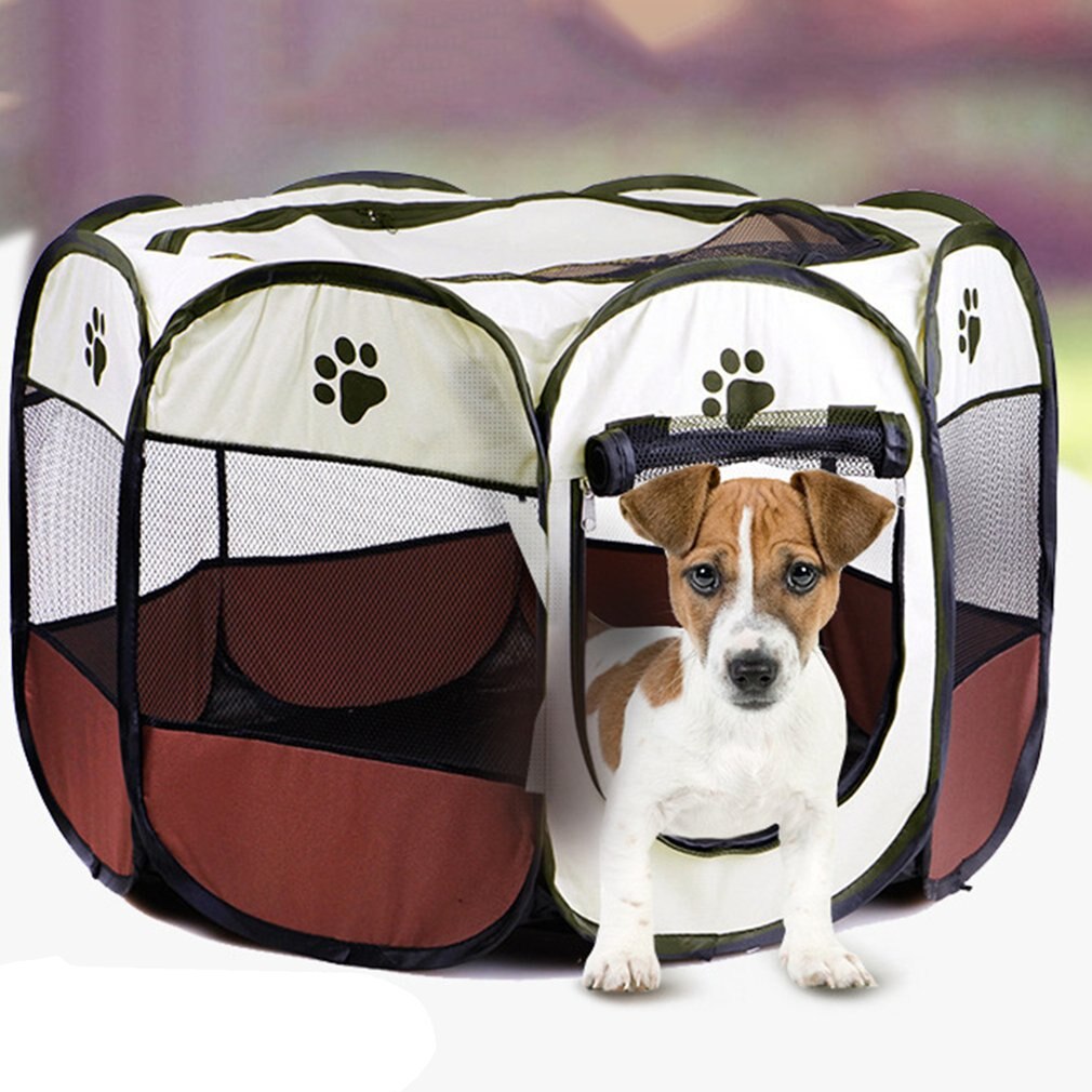 Portable Pet Cage Folding Pet Tent Outdoor Dog Hou... – Grandado