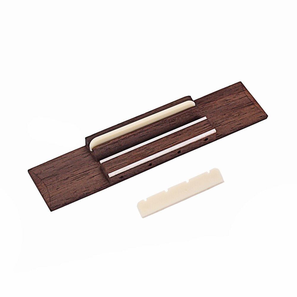 4 Strings Ukulele Wooden Bridge with Plastic Saddl... – Grandado