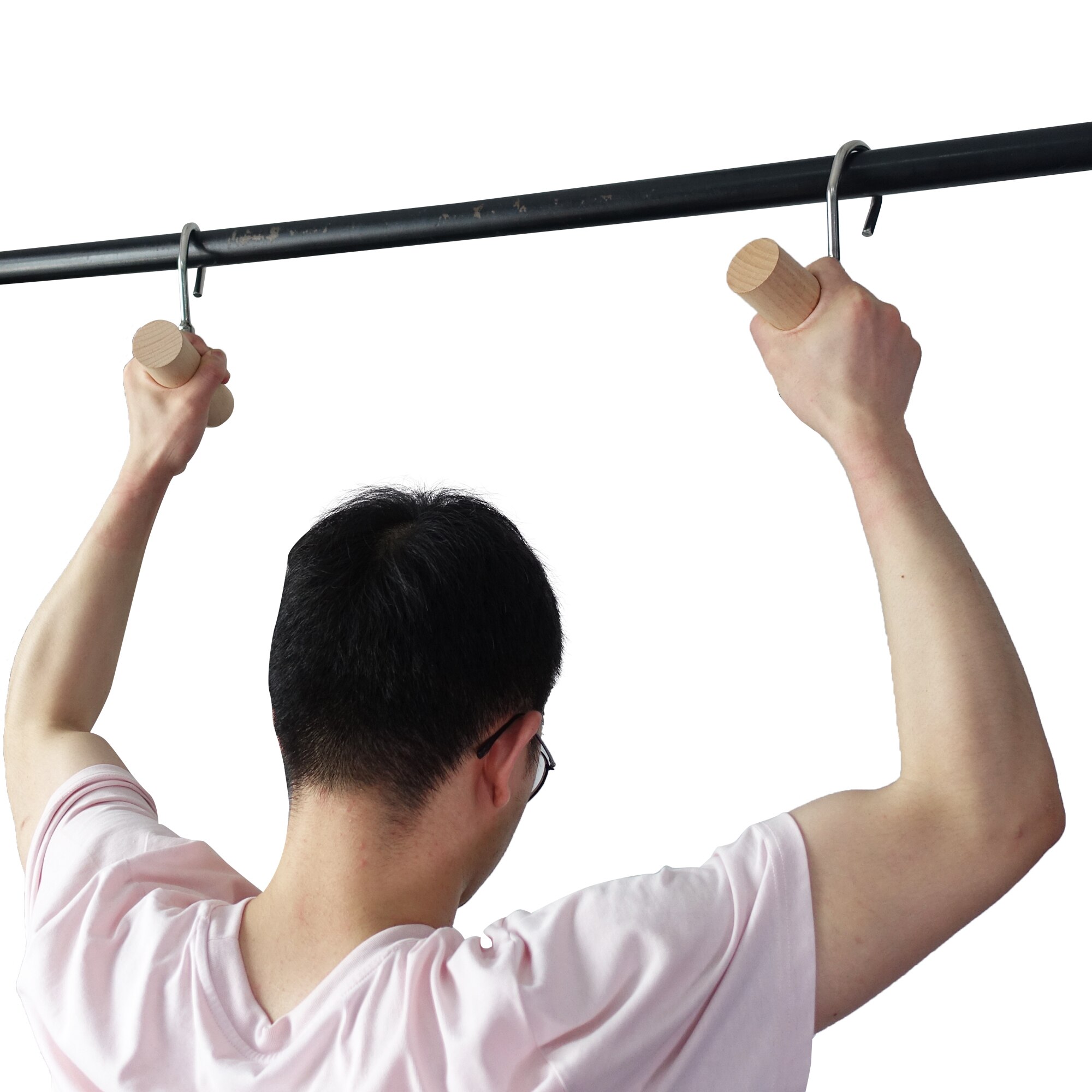 1 Pair Wooden Pull Up Grips Arm Strength Deadlift ... – Vicedeal