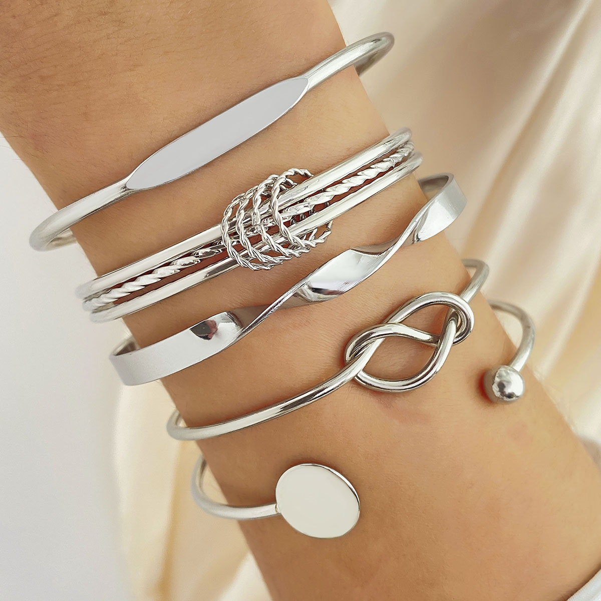 IPARAM Punk Trendy Multilayer Bracelets for Female... – Grandado