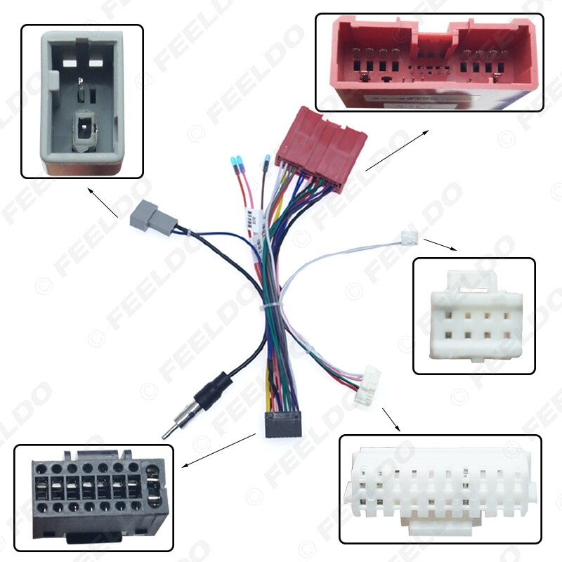 FEELDO 1PC Android Car Media Player Power Cable 16... – Grandado