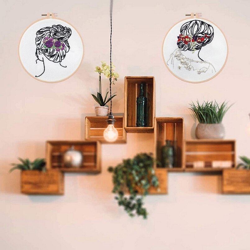 3 Pack Lady Embroidery Starter Kit for Beginners, ... – Grandado