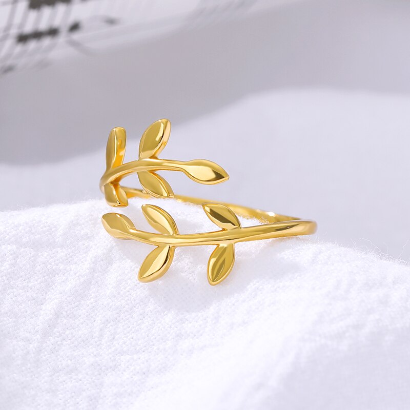 Laurel Leaf Ringen Voor Vrouwen Knuckle Vinger Paa... – Grandado