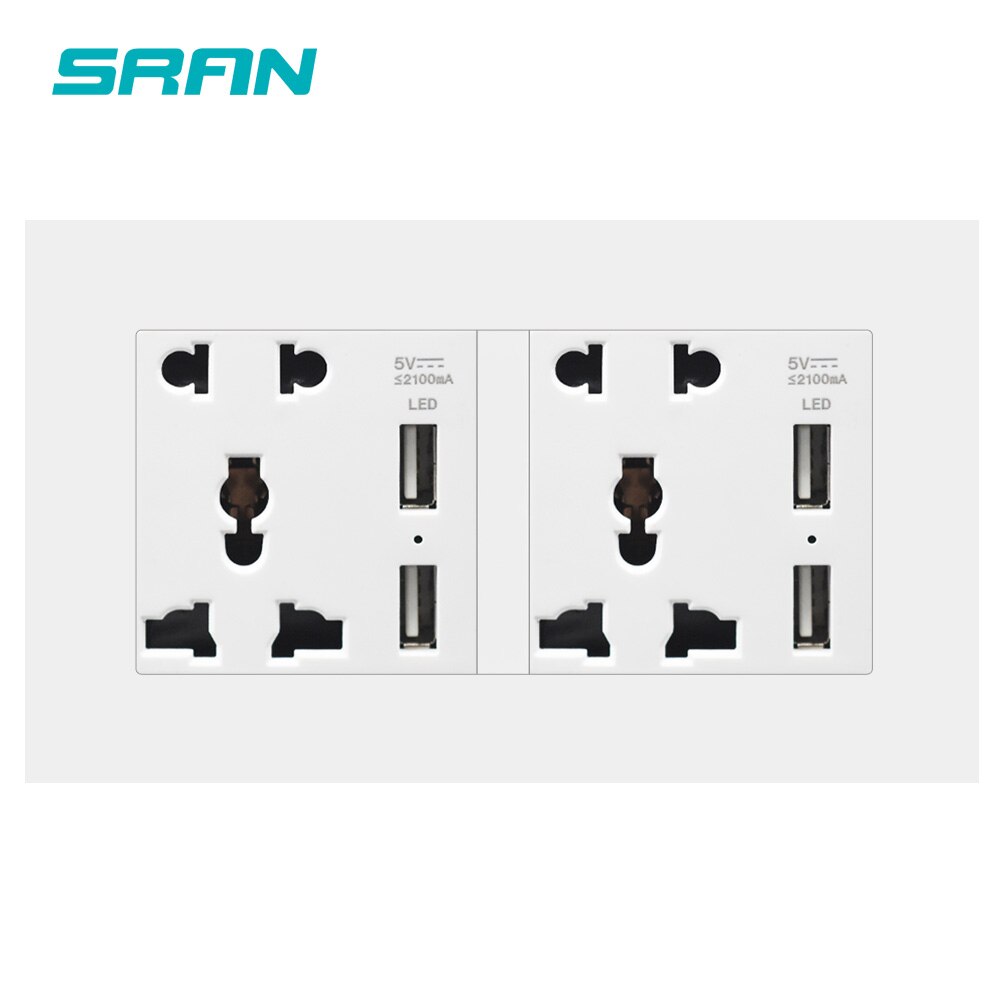 Sran Stopcontact Dubbele Universele 5 Hole Socket ... – Grandado