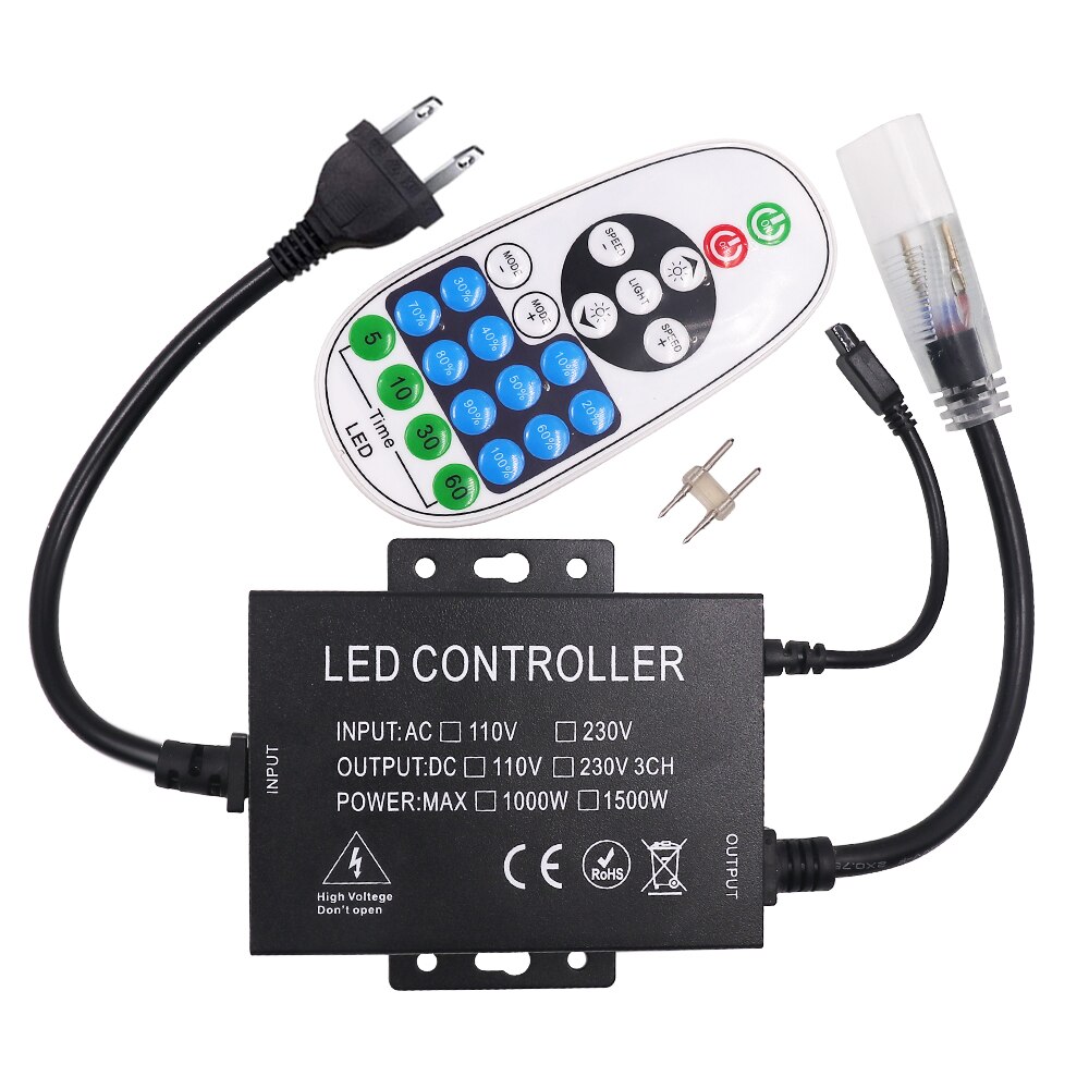 Ac 110V 220V Led Neon Strip Licht Dimmer 1500W 23K... – Grandado