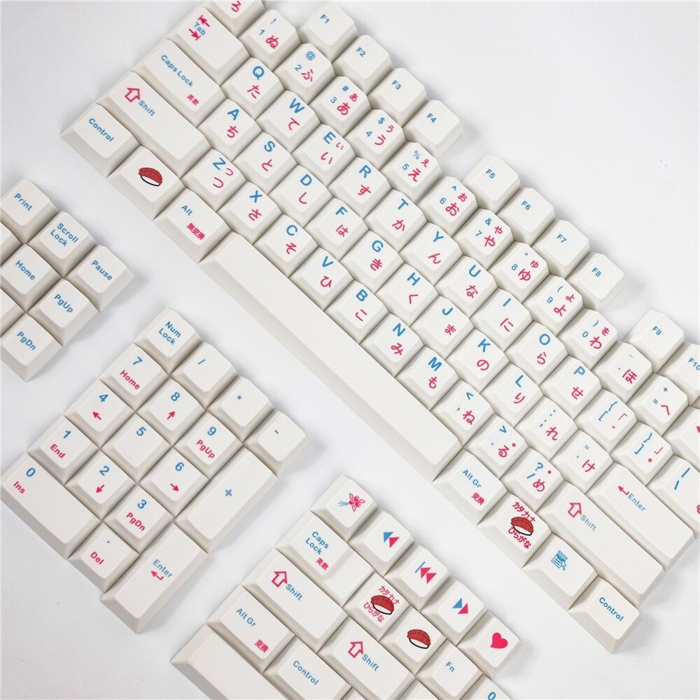 PBT Sushi Keycaps Japanese Cherry Profile Mechanic... – Vicedeal