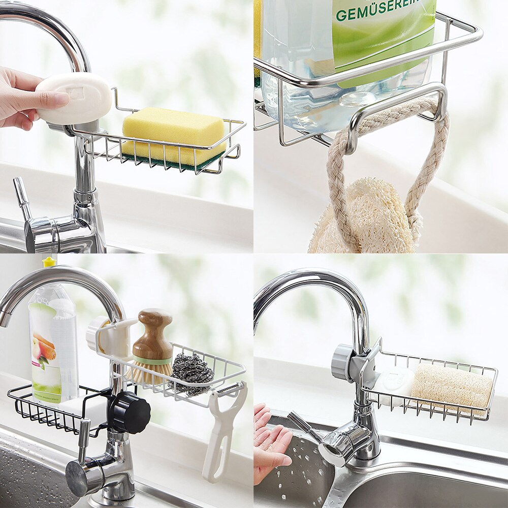 Stainless Steel Hanging Kitchen Drain Storage Rack... – Grandado