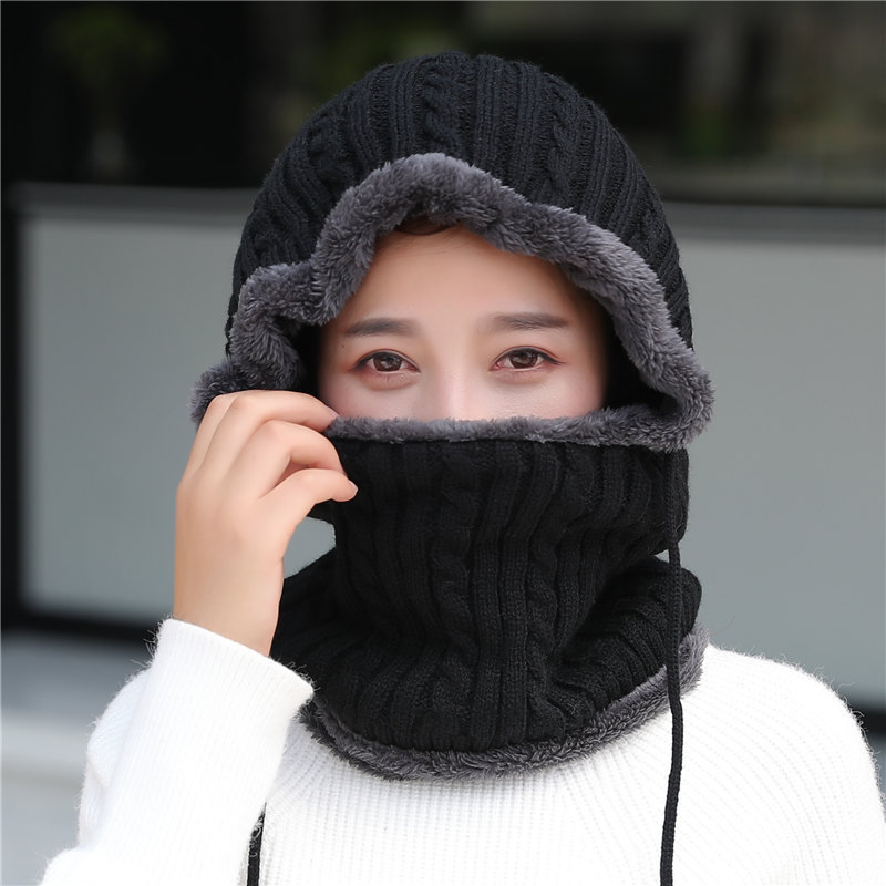 Unisex Winter Knitted Hat Neck Protection Beanie C... – Grandado