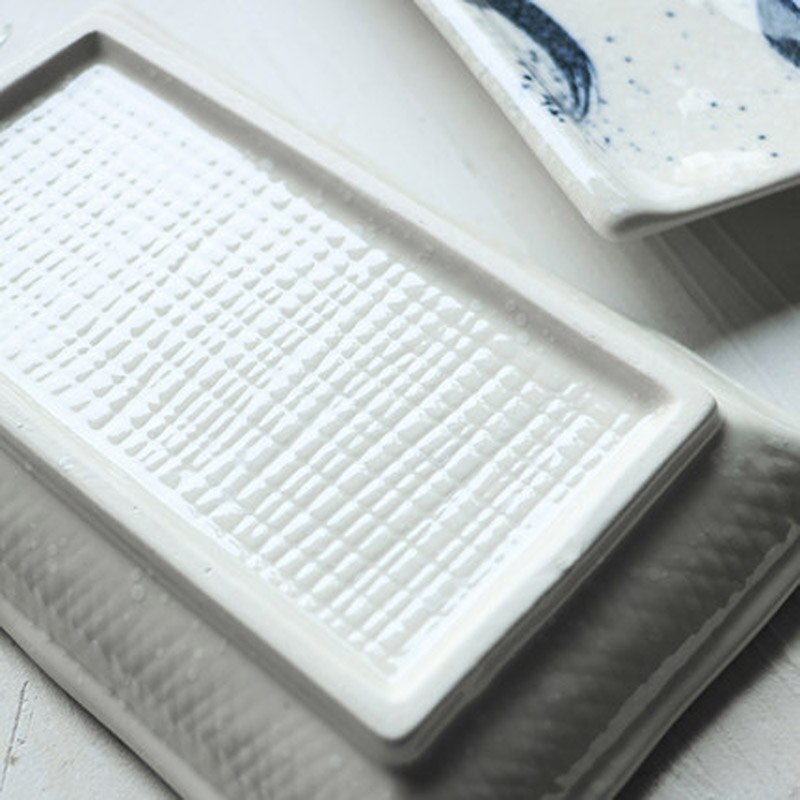 FANCITY Ceramic Plate Japanese Sushi Plate Snack P... – Grandado