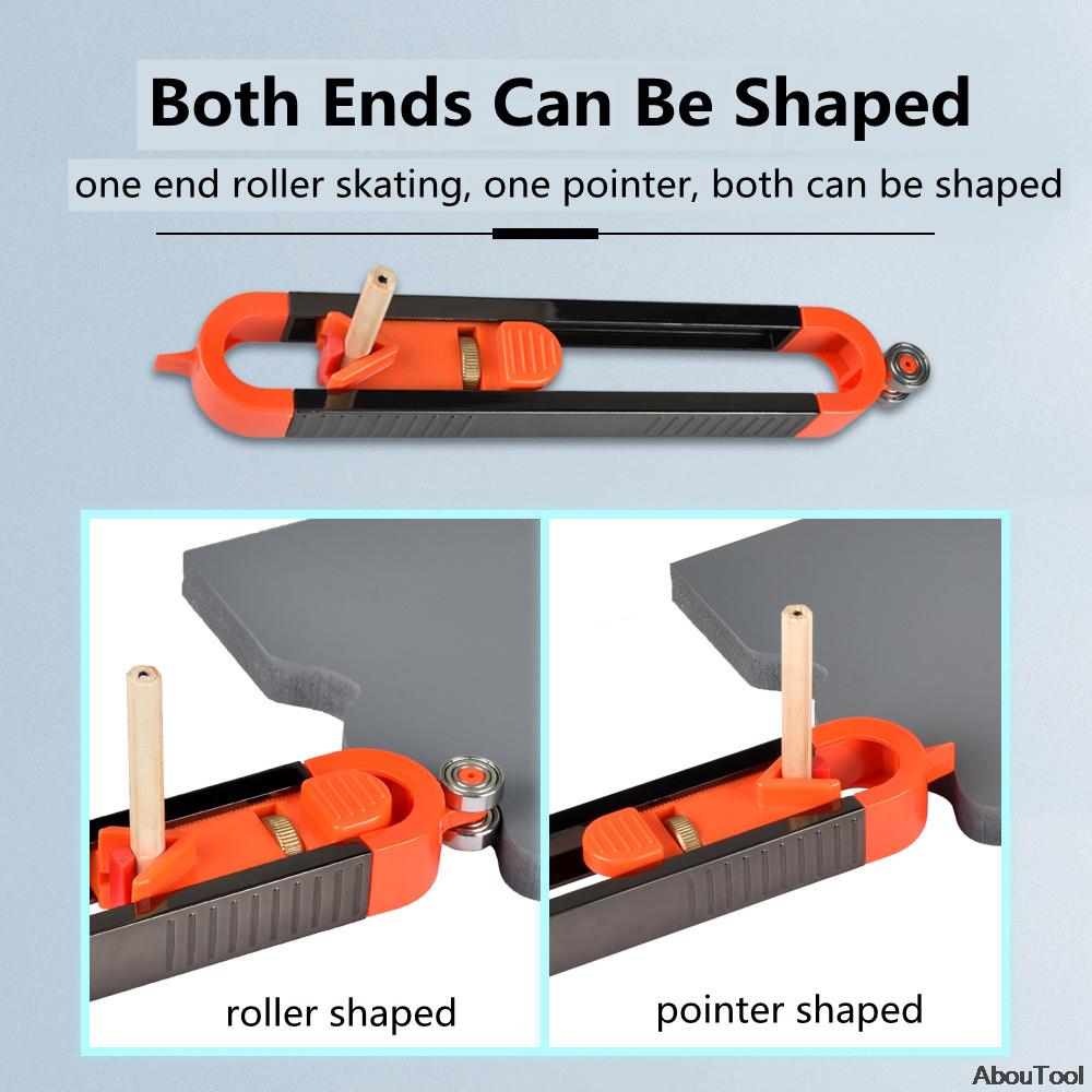 Contour Gauge Irregular Woodworking Measuring Radi... – Grandado