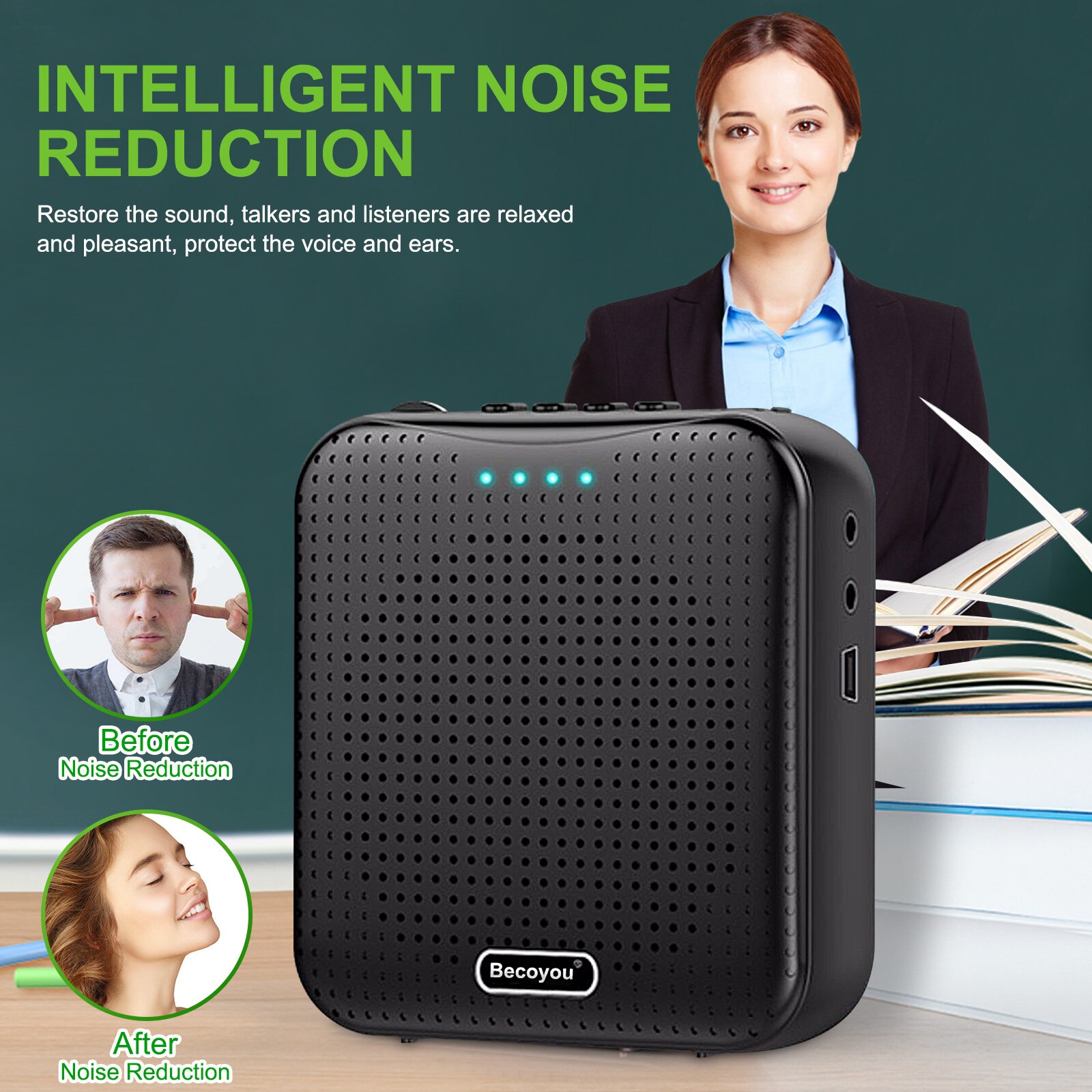 Gosear Voice Amplifier 5W 2200mAh Multifunctional ... – Grandado