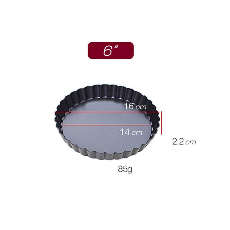 Non Stick Round Bottomed Flan Tart Pans Pizza Baki... – Grandado