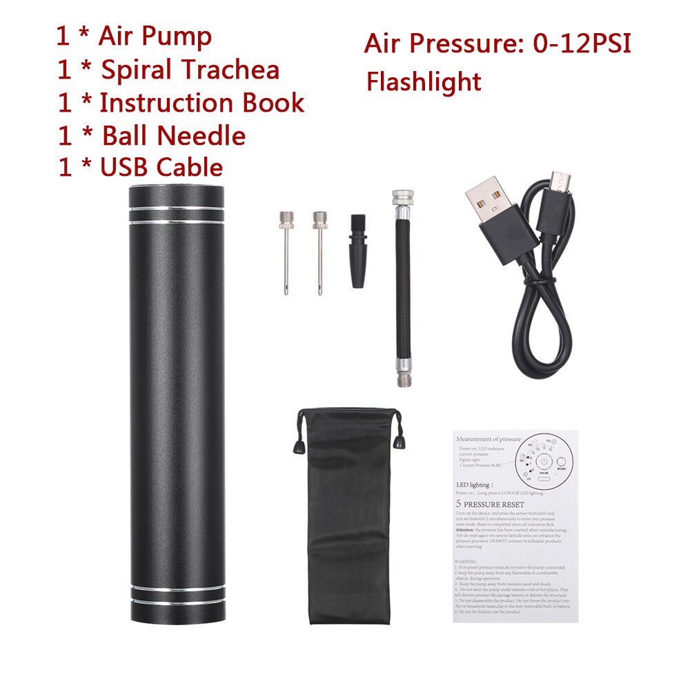 Mini Bike inflator Pump USB Charging Bicycle Air C... – Vicedeal