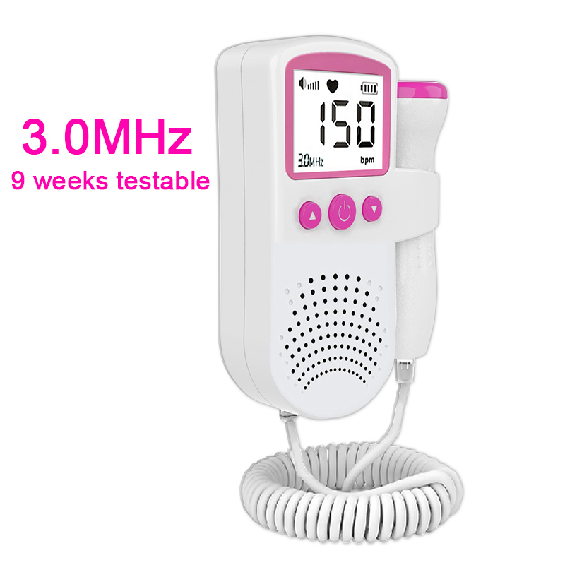 9 Week Testable 3.0MHz Fetal Heart Rate Monitor Ho... – Grandado