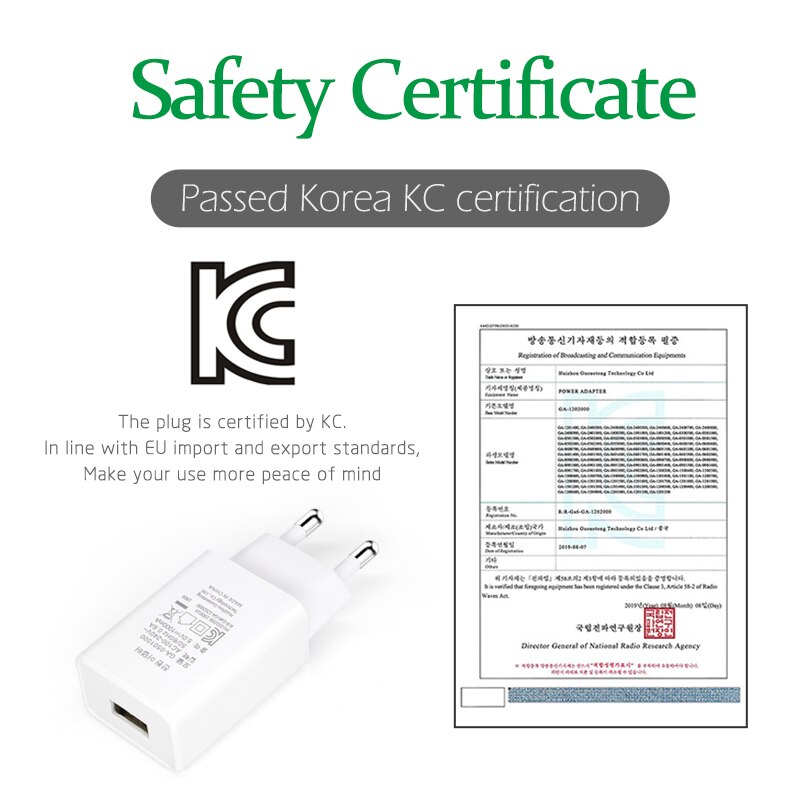 Korea Power Plug Converter Travel Adapter EU Charg... – Vicedeal