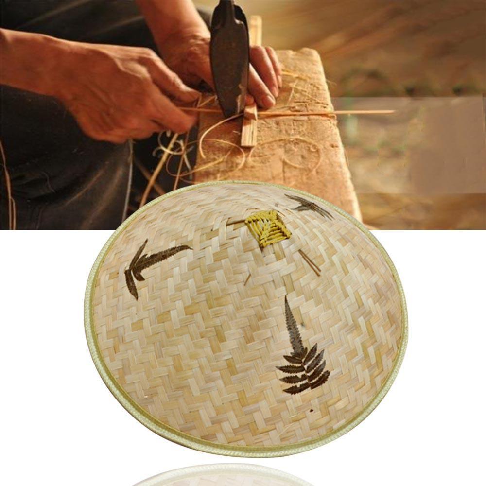 Chinese Retro Bamboo Rattan Fisherman Hat Handmade... – Vicedeal