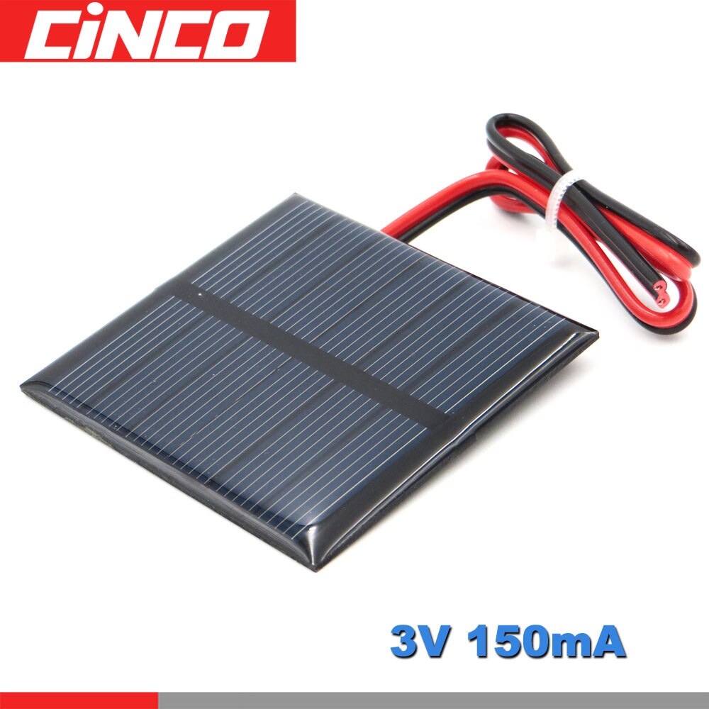Poly Panel Solar monocrystalline Silicon 3V 150mA ... – Grandado
