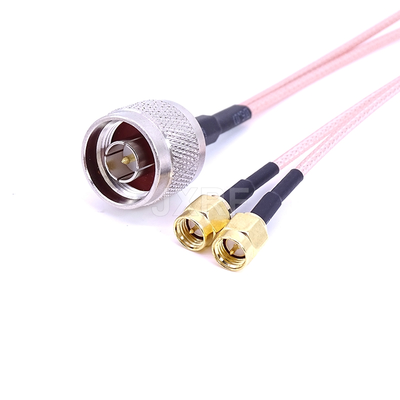 N Male/Female to Dual SMA Male Plug 2XSMA Antenna ... – Grandado