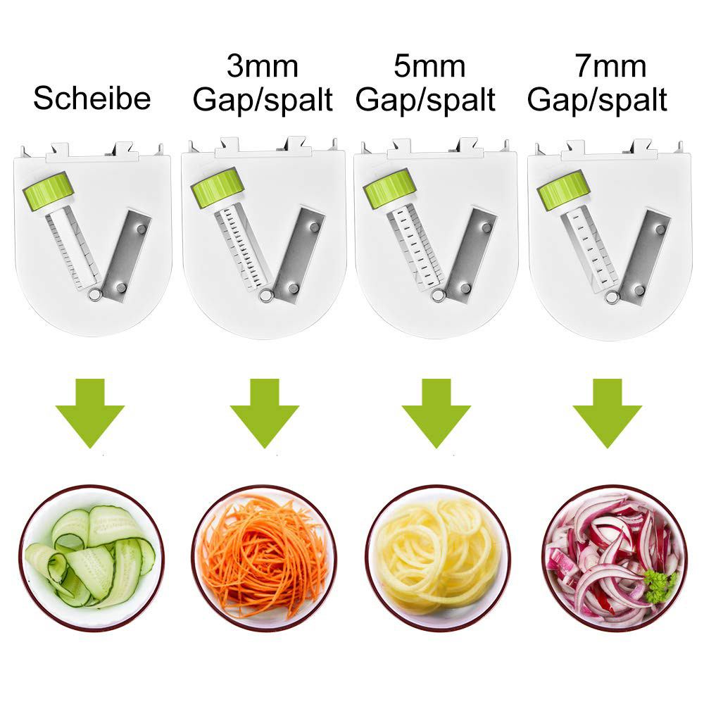 SEAAN Multifunktions 4 In 1 Gemüse Slicer Obst Sli... – Vicedeal