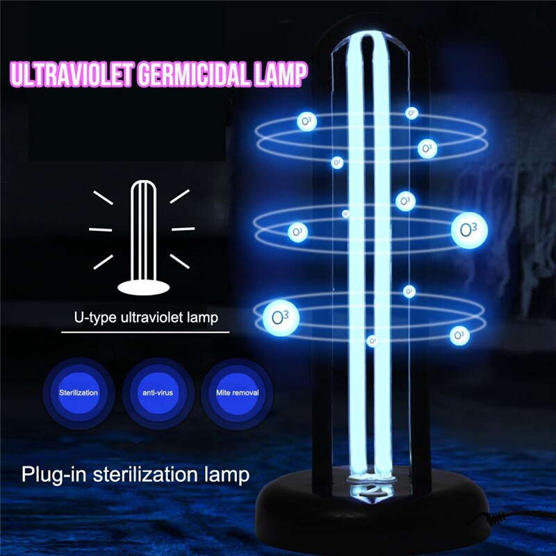 Portable UV Disinfection Lamp With Fixture Germici... – Grandado