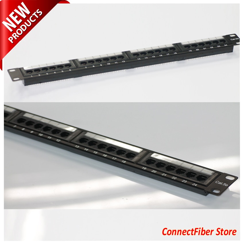Cat6 24-Port Patch Panel - PoE+ Compliant, 110/Kro... – Vicedeal