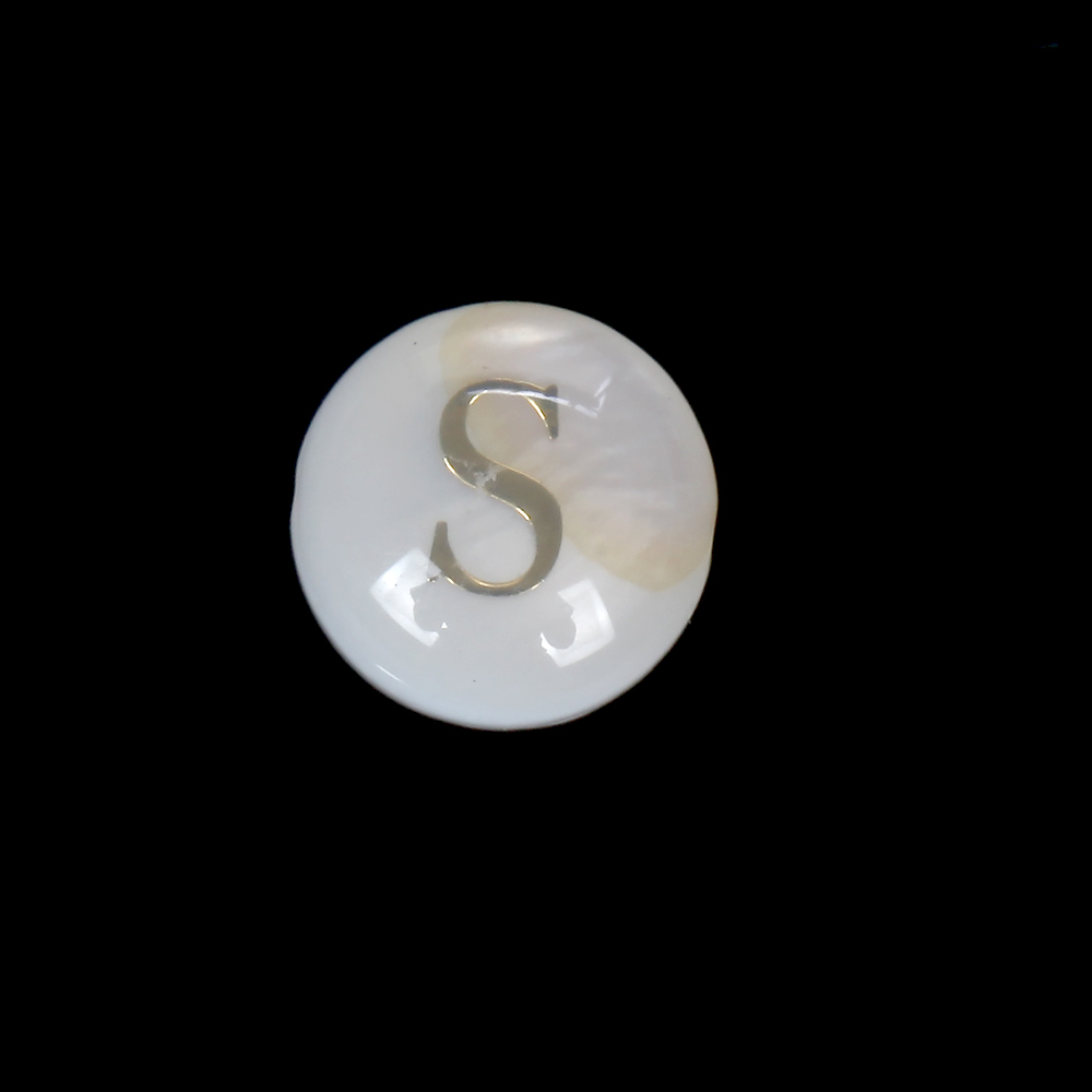 8mm Natural 26 Letter White Shell Alphabet Spacer ... – Vicedeal