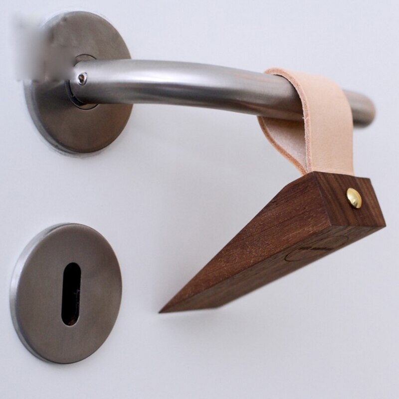 3/5/7.5cm Solid Wood With High Skid Stop Door Damp... – Grandado