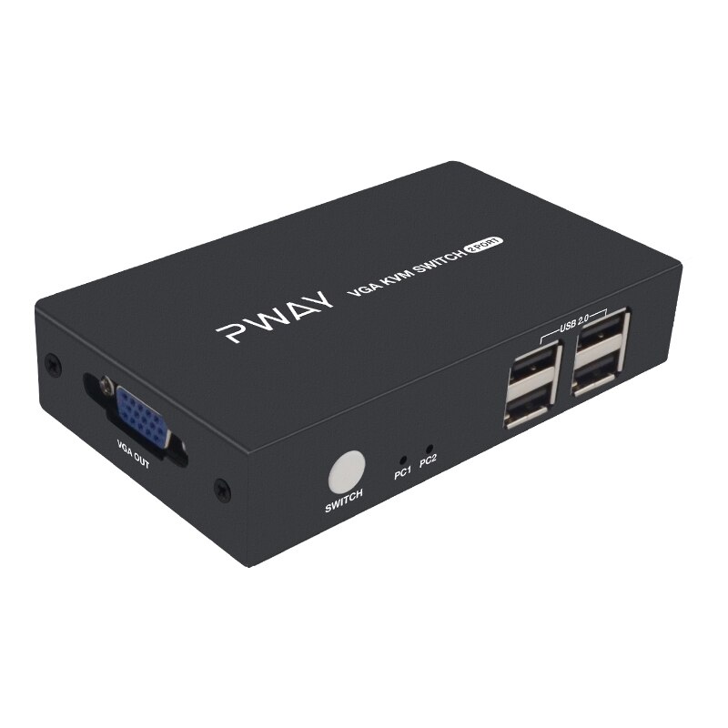 PWAY 2X1 VGA KVM Switch Box Selector mit Extender ... – Vicedeal