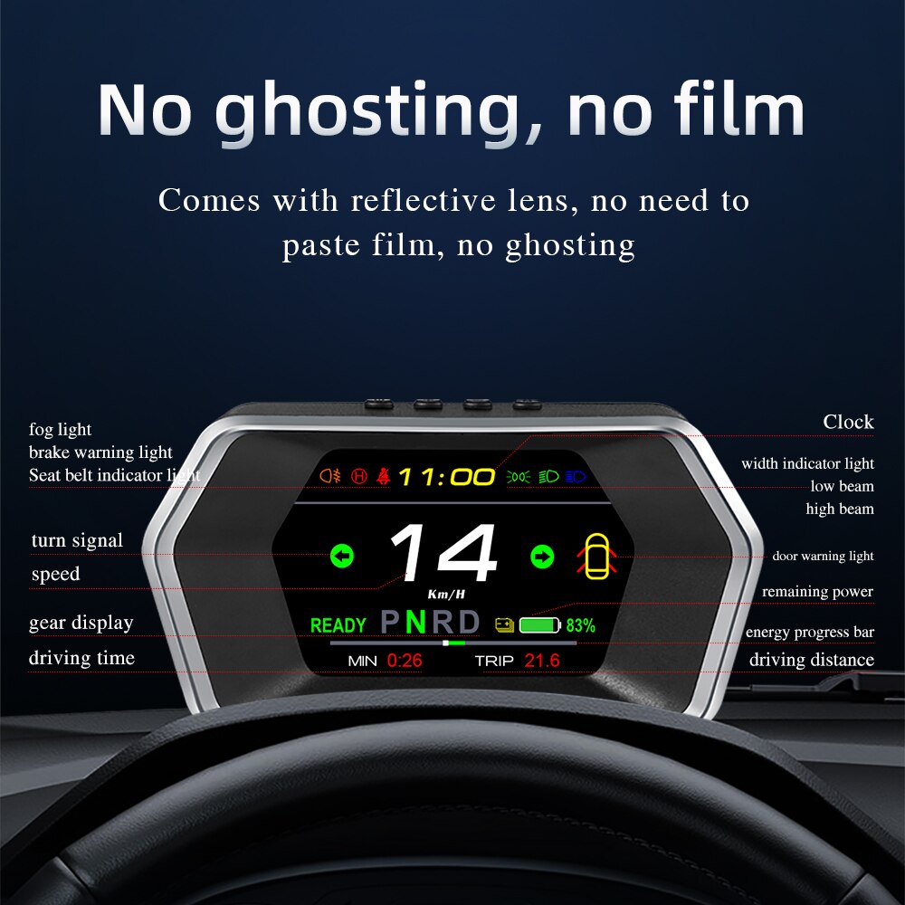 Voor Tesla Model 3 & Y T17 Hud Head Up Display 3 "... – Vicedeal