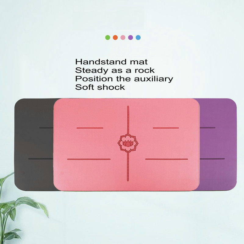 60*40*0.4cm PU Rubber Handstand Mat Yoga Position ... – Grandado