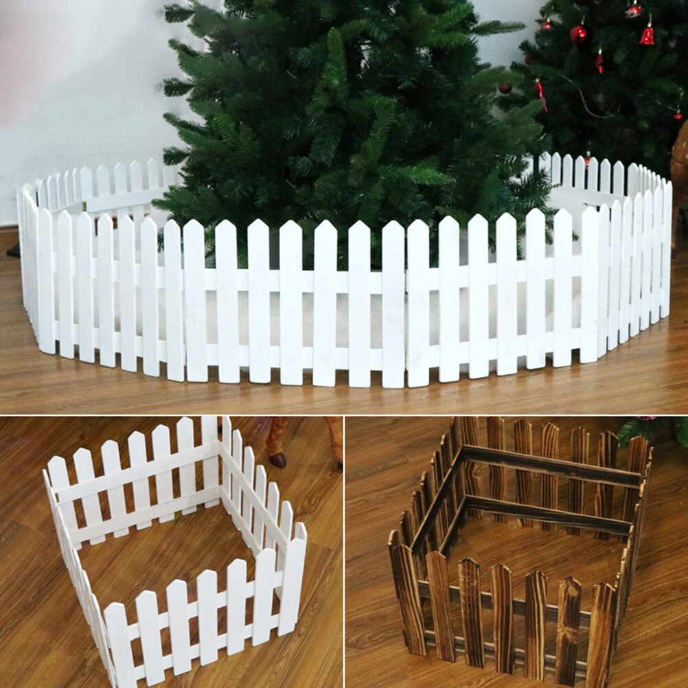 1.6m Decoractive Wooden Picket Fence Miniature Hom... – Grandado