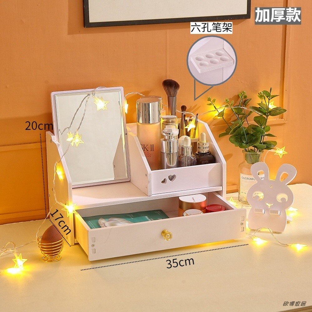 Make up mirror desktop net red dressing mirror bed... – Vicedeal