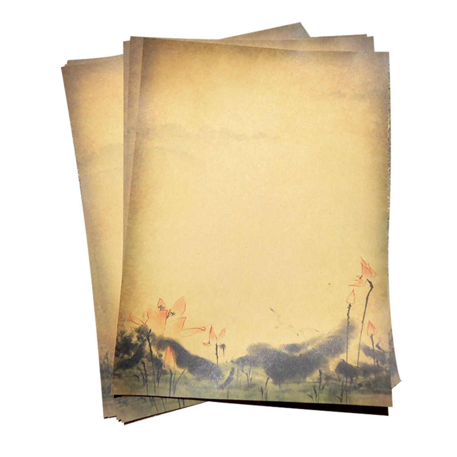 48 Sheets Assorted Style Chinese Vintage Retro Kra... – Grandado