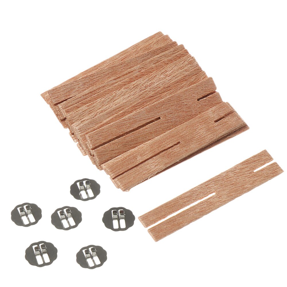 10 unids/set de madera vela de cera Core Cruz gráf... – Grandado