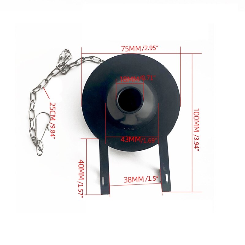 Toilet Flapper 2 inch Easy to Install with Chain &... – Grandado