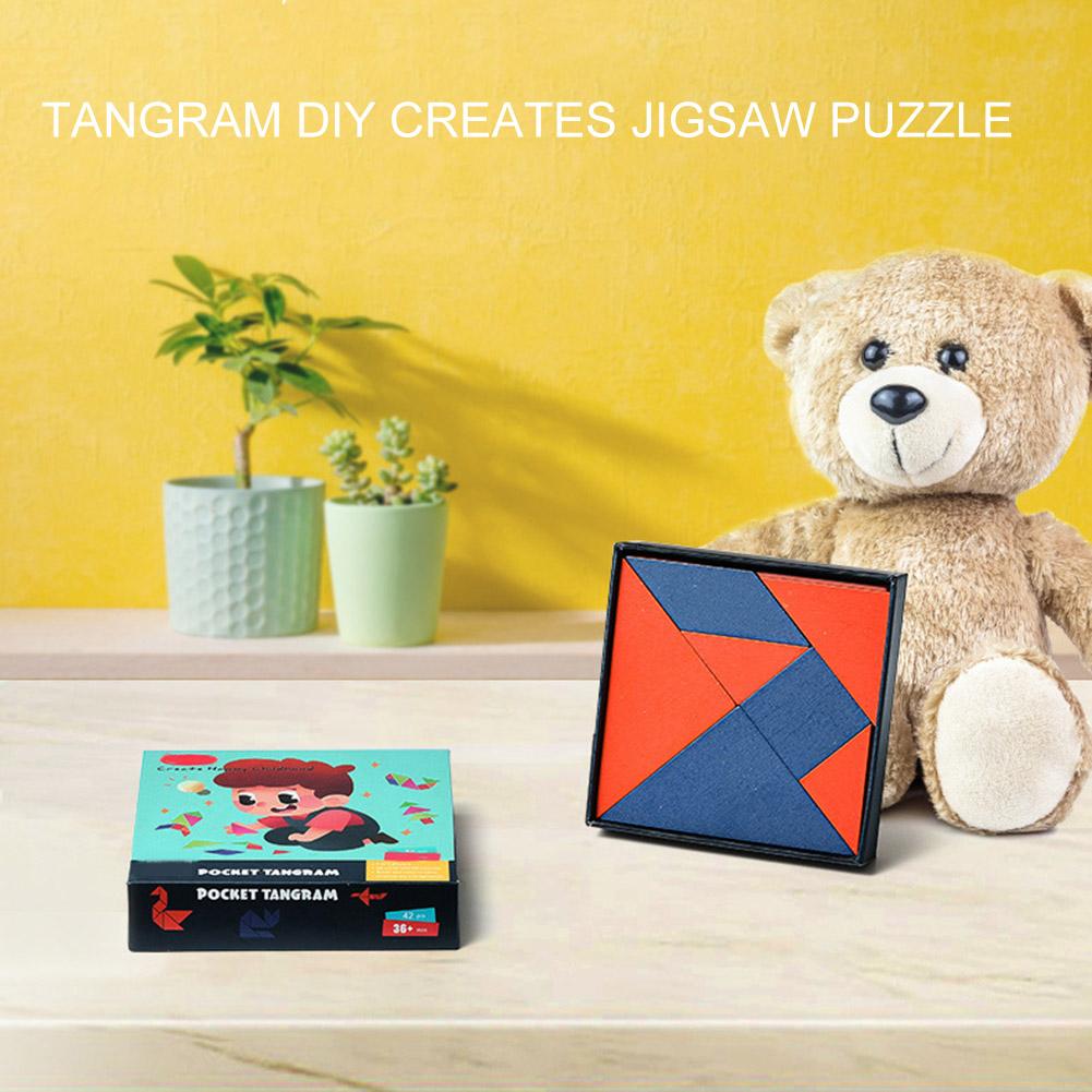 2 Set Wisdom Tangram Game Board Child Educational ... – Vicedeal