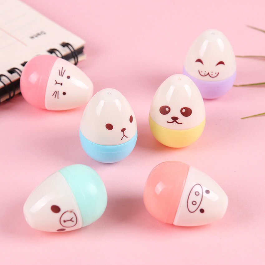 6 PCS Student Mini Smile Egg Cute Mini Highlighter... – Grandado
