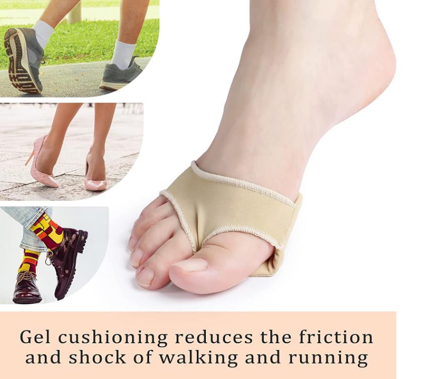 Silicone Gel Shoe Pad Massage Care Forefoot Sock C... – Grandado