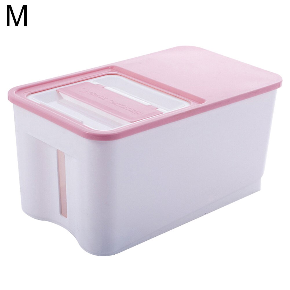 Kitchen Rice Storage Box Grain Cereal Dispenser Fo... – Vicedeal