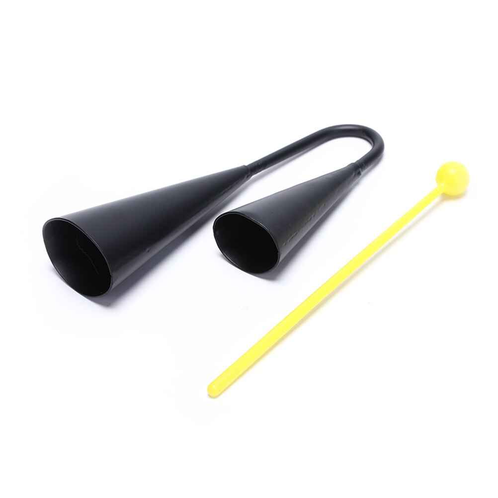 1 Set Two Tone Metal Bell Cowbell Percussion Instr... – Vicedeal