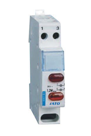 Dual Indicator Light Modulaire-220 V 2 W-Rood-Groe... – Vicedeal
