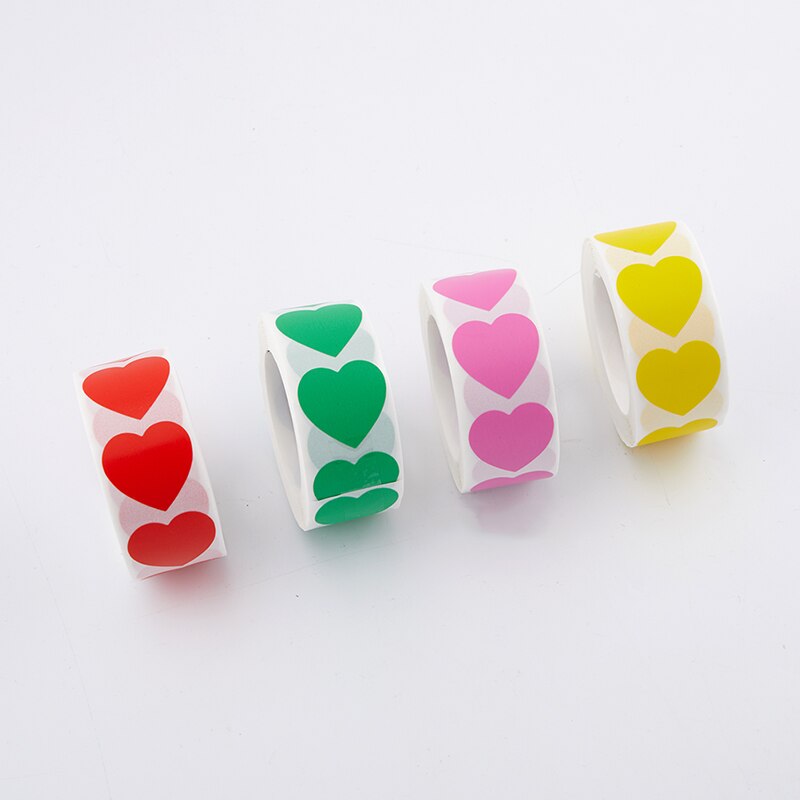 500pcs Heart Shaped Label Sticker Scrapbooking Pac... – Vicedeal