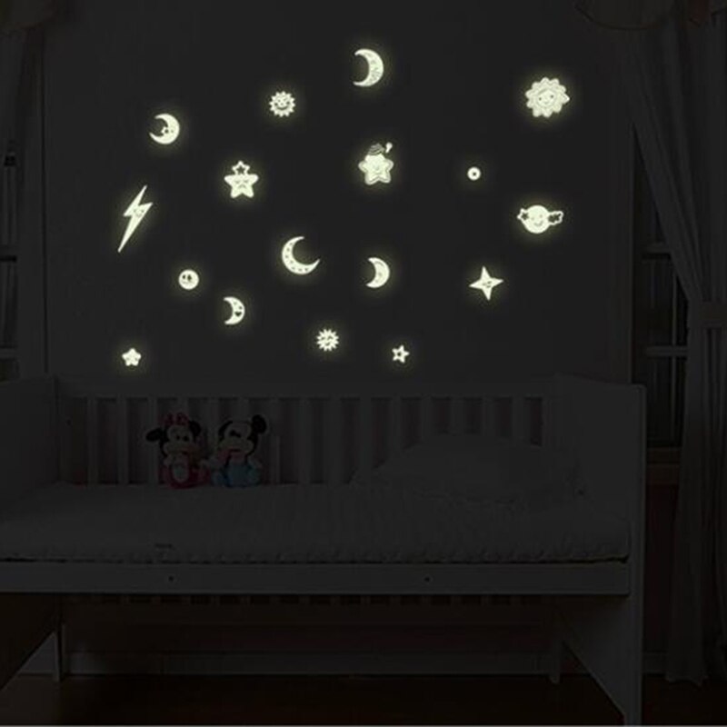 Lovely Wall Stickers For Kids Room Cute Stars Lumi... – Grandado