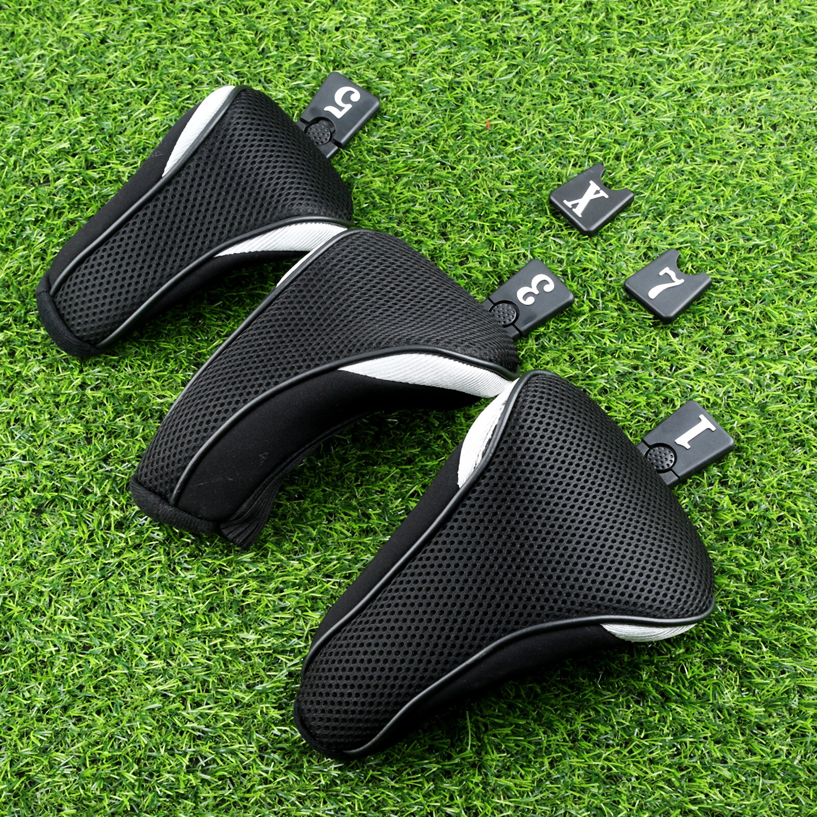 3Pcs/Set Golf Club Heads Headcover Soft Wood Drive... – Grandado
